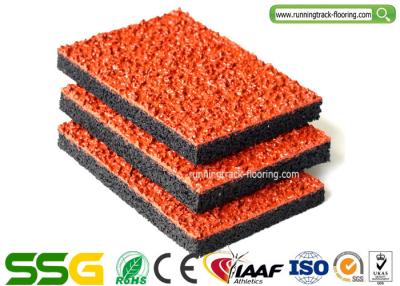 China Air Permeable Synthetic Rubber Athletic Track 13mm Outdoor Sports Flooring for sale