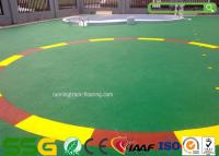 China Custom Colored EPDM Granulated Rubber Sports Flooring 8-15mm High Elasticity for sale