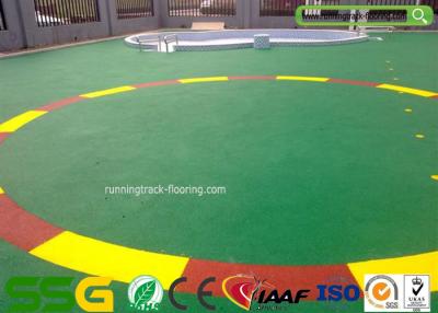 China Custom Colored EPDM Granulated Rubber Sports Flooring 8-15mm High Elasticity for sale