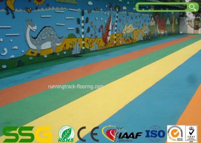 China Custom Colored EPDM Granulated Rubber Flooring Sports Court Mat 8-15mm Thickness Acid Alkali Resistant for sale