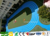 China IAAF Certified Synthetic Rubber Running Track 13mm Spray Coating System EPDM SBR for sale