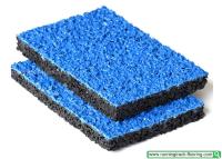 China PU Mixed EPDM Breathable Gym Running Track Customized Color Surface for sale