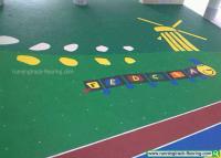 China Colorful EPDM Rubber Granules Flooring 0.5-3mm for Kindergarten Playground Safety for sale