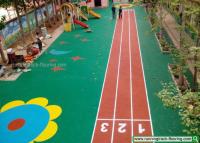 China Colorful EPDM Rubber Granules Flooring 0.5-3mm for Kindergarten Playground Safety for sale
