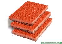 China Eco - friendly Breathable Rubber Running Track Material For Playground Flooring for sale