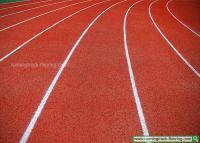 China Eco - friendly Breathable Rubber Running Track Material For Playground Flooring for sale