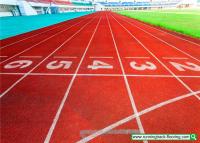 China Weather Resistant Sandwich Rubber Athletic Track 13mm Thickness EPDM SBR for sale