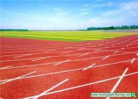 China Weather Resistant Sandwich Rubber Athletic Track 13mm Thickness EPDM SBR for sale