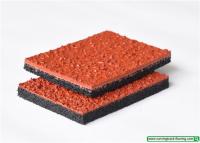 China Weather Resistant Sandwich Rubber Athletic Track 13mm Thickness EPDM SBR for sale