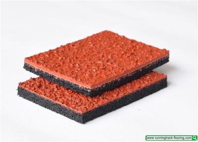 China Weather Resistant Sandwich Rubber Athletic Track 13mm Thickness EPDM SBR for sale