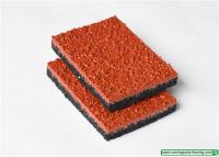China Breathable Outdoor Playground Running Track Material 13mm 100% Recycled Rubber for sale