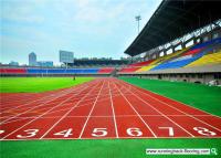 China Breathable Outdoor Playground Running Track Material 13mm 100% Recycled Rubber for sale