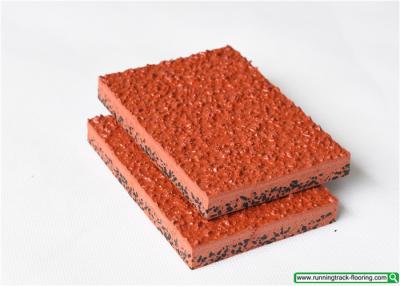 China Full PU Mixed Recycled Rubber Running Track Flooring 13mm Thickness EPDM Surface for sale
