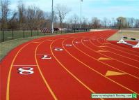 China UV-Resistant Breathable Rubber Athletic Track 13mm Thickness for Running for sale