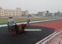 China 13mm Breathable EPDM SBR Rubber Running Track Flooring On-Site Construction Service for sale