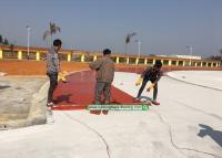 China 13mm Breathable EPDM SBR Rubber Running Track Flooring On-Site Construction Service for sale