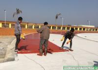 China School Construction Service Athletic Rubber Running Track Installation for sale