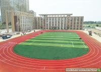 China Spray Coating Permeable Running Track 13mm Hebei School Sports Rubber Flooring for sale