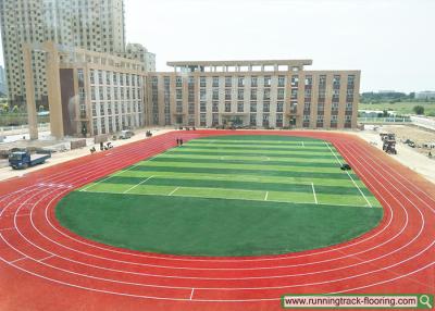 China Spray Coating Permeable Running Track 13mm Hebei School Sports Rubber Flooring for sale