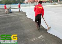 China Synthetic Permeable Running Track On Site Construction Service 13mm Thickness for sale