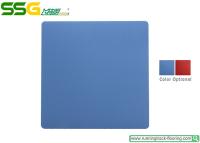 China PVC Vinyl Flooring Tiles 4.5mm-7.2mm Thick Gym Rubber Flooring Mats for Sports Clubs for sale