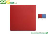 China PVC Vinyl Flooring Tiles 4.5mm-7.2mm Thick Gym Rubber Flooring Mats for Sports Clubs for sale