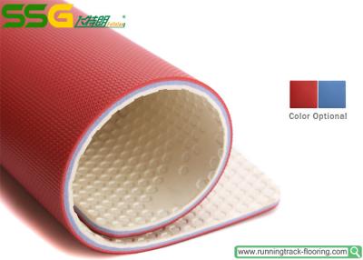 China PVC Vinyl Flooring Tiles 4.5mm-7.2mm Thick Gym Rubber Flooring Mats for Sports Clubs for sale