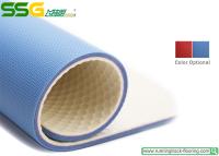 China PVC Vinyl Flooring Tiles 4.5mm-7.2mm Thick Gym Rubber Flooring Mats for Sports Clubs for sale