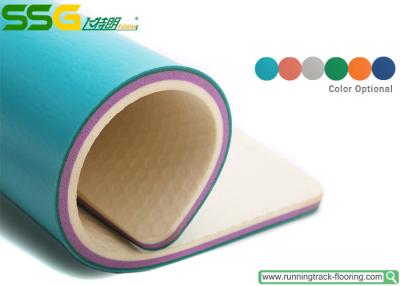 China Eco Friendly PVC Vinyl Sports Flooring 4.5mm 7.2mm Indoor Outdoor Decking for sale
