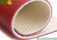 China PVC Vinyl Flooring Tiles 4.5mm-7.2mm Thick Gym Rubber Flooring Mats for Sports Clubs for sale