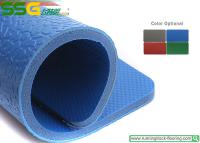 China Outdoor Waterproof PVC Vinyl Flooring 4.5mm Gravel Style for Sports Courts for sale