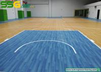 China Multi Purpose PVC Vinyl Flooring 4.5mm 7.2mm Oak Style for School Sports Flooring for sale