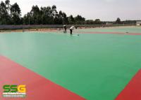 China SI-PU Acrylic Tennis Court Surface 3mm-5mm Sport Flooring for Indoor Outdoor for sale