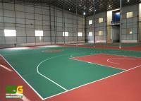 China Silicon PU Sport Court Flooring for Outdoor Indoor Playground 6 Layer System for sale