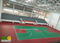 China Full PU Silicone Basketball Court Surface Material 65 Shore A Hardness Sports Flooring for sale