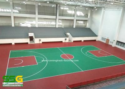 China Full PU Silicone Basketball Court Surface Material 65 Shore A Hardness Sports Flooring for sale