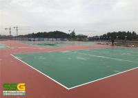 China 7mm Silicon PU Sandwich System Sport Court Flooring for Badminton Basketball Volleyball for sale