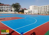 China Badminton Court Surface Tiles Outdoor Gym Flooring 13mm Shockproof Cigarette Burn Resistant for sale