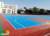 China Badminton Court Surface Tiles Outdoor Gym Flooring 13mm Shockproof Cigarette Burn Resistant for sale