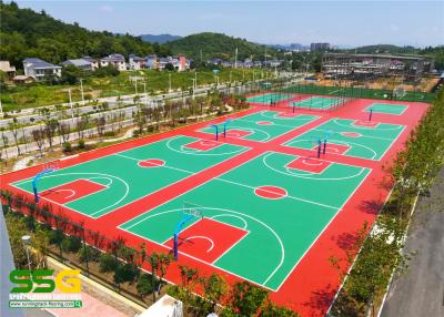 China Uniroll RR1200 Shock-Absorbing Rubber Ball Court Surface 4-8mm Thickness for sale