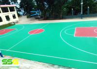 China Wear Resistant Acrylic Basketball Court Surface 5-8 Year Lifespan Non Slip Sports Flooring for sale