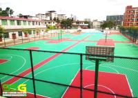 China Durable 8mm PU Sport Court Surface Corrosion Resistant Surfacing for Basketball Tennis for sale