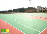 China Silicon PU Athletic Court Floor Poly Floor Coating Paint Material for sale