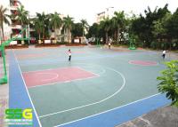 China Eco-Friendly SPU Sports Flooring Rubber Mat 3-5mm for Basketball Court for sale