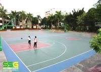 China Eco-Friendly SPU Sports Flooring Rubber Mat 3-5mm for Basketball Court for sale