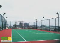 China Anti-Slip Sport Court Flooring Silicon PU Paint for Indoor Badminton Court 2.2MPa Tensile Strength for sale