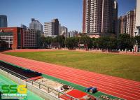 China School Construction Project Case  Prefabricated Roll Running Track for Standard 400m Site for sale