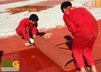 China School Construction Project Case  Prefabricated Roll Running Track for Standard 400m Site for sale
