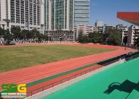 China School Construction Project Case  Prefabricated Roll Running Track for Standard 400m Site for sale