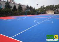 China PP Plastic Suspended Interlocking Rubber Floor Tiles 250x250x13mm for Basketball Court Flooring for sale